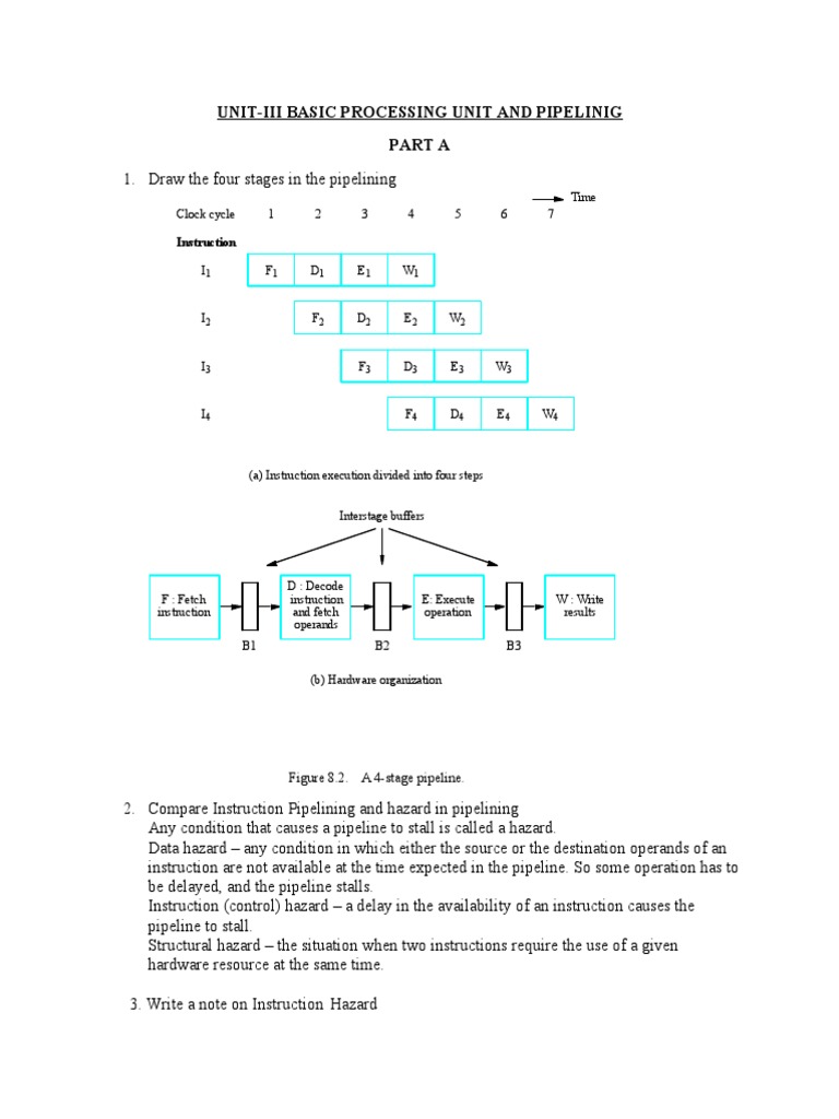Unit III and Unit IV - Question Bank With Answers | PDF | Random Access Memory | Computer Data ...