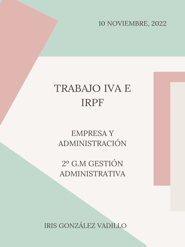 Documento A4 Portada Trabajo Final de Carrera Pastel | PDF