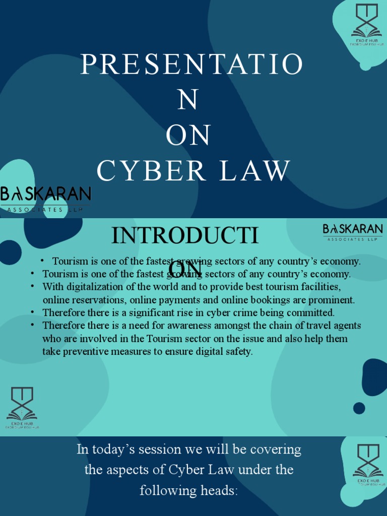 Presentation On Cyber Law | PDF | Security | Computer Security