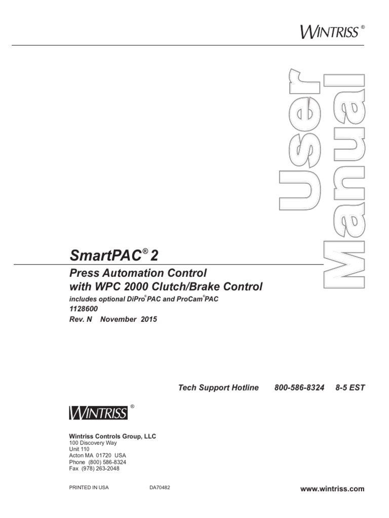 Wintriss | PDF | Equipment | Manufactured Goods