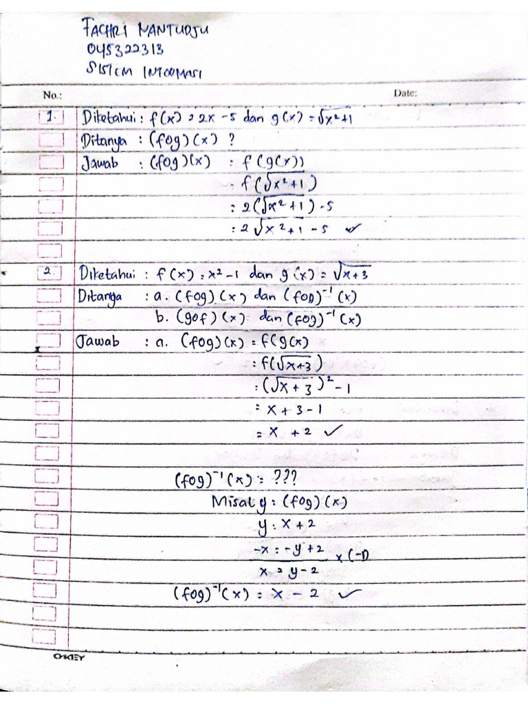 Diskusi 2, Kalkulus 1 - Fachri Nantudju | PDF