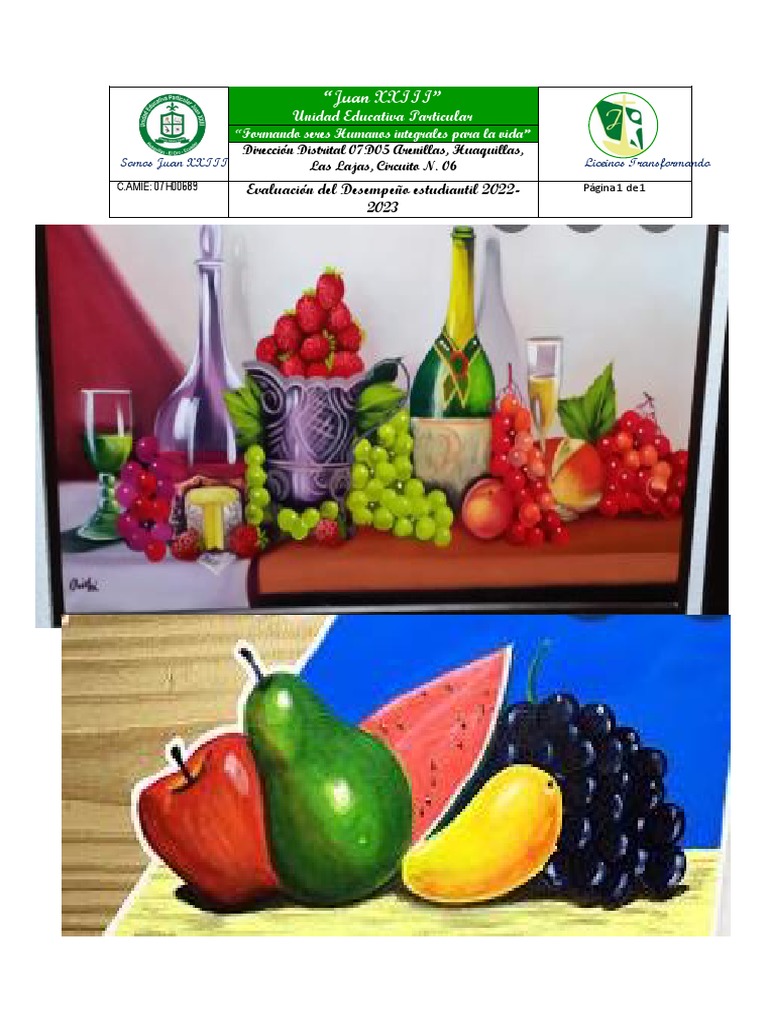 Pintura Frutero Pdf