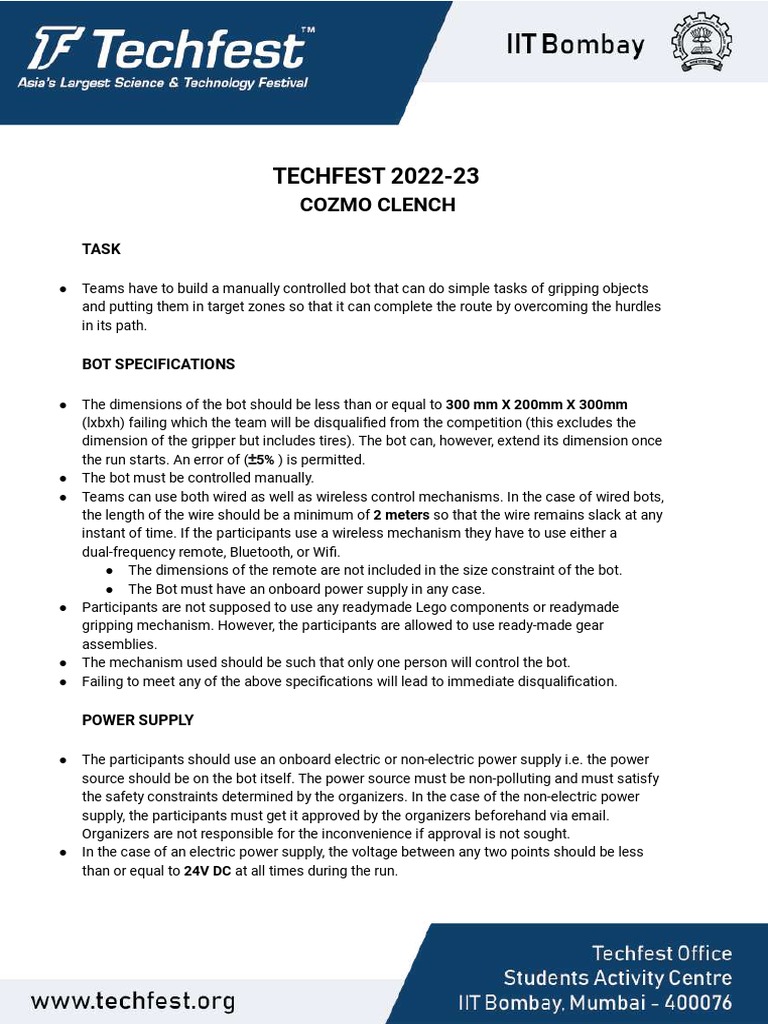 Cozmo Clench PS | PDF | Manufactured Goods