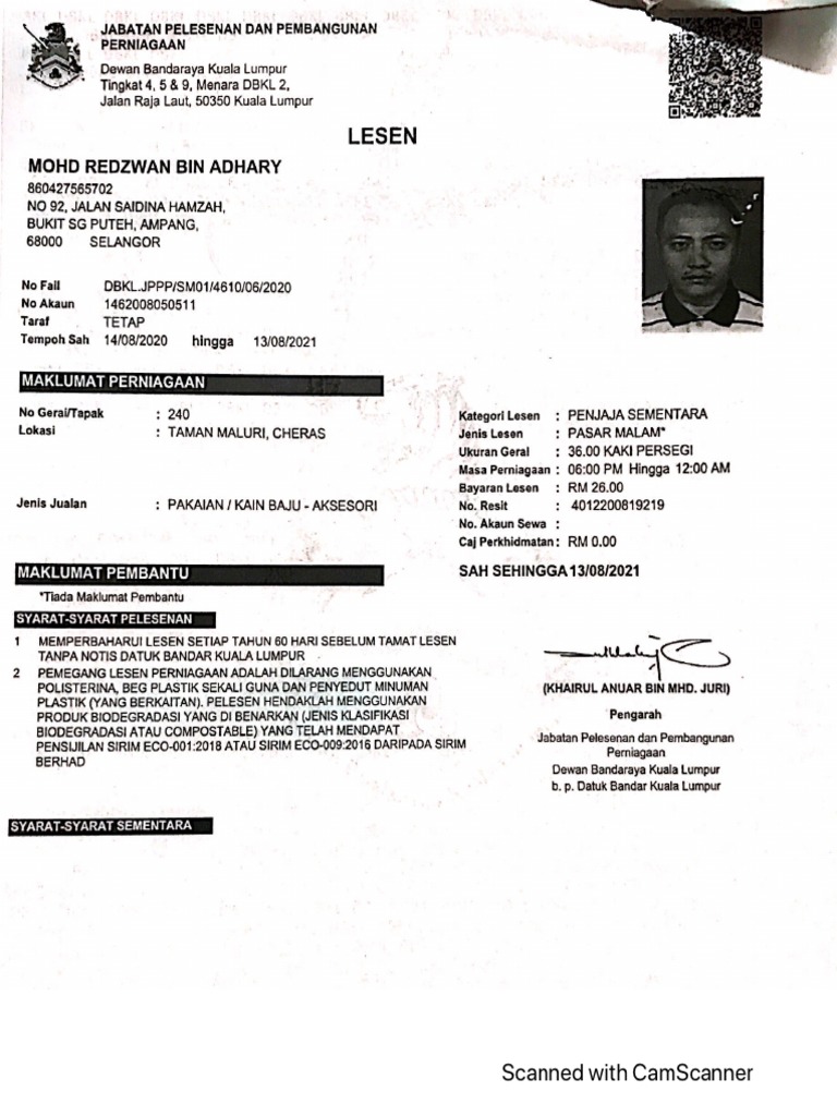 Lesen DBKL Suami | PDF