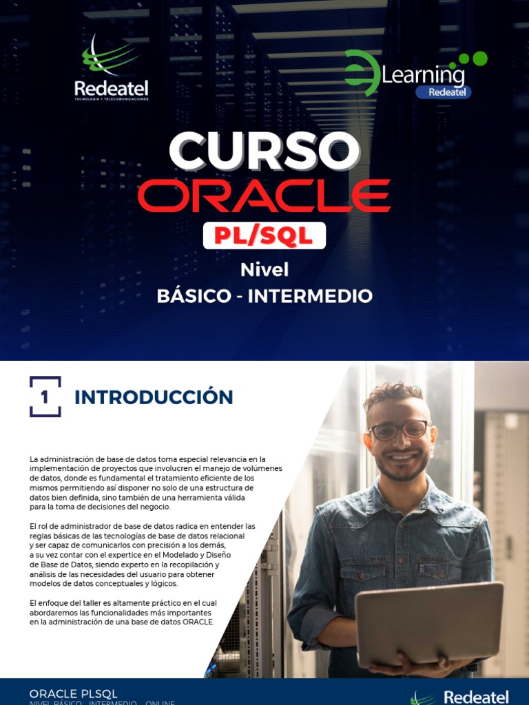 Brochure - Oracle PLSQL Basico Intermedio | PDF | Bases de datos | SQL