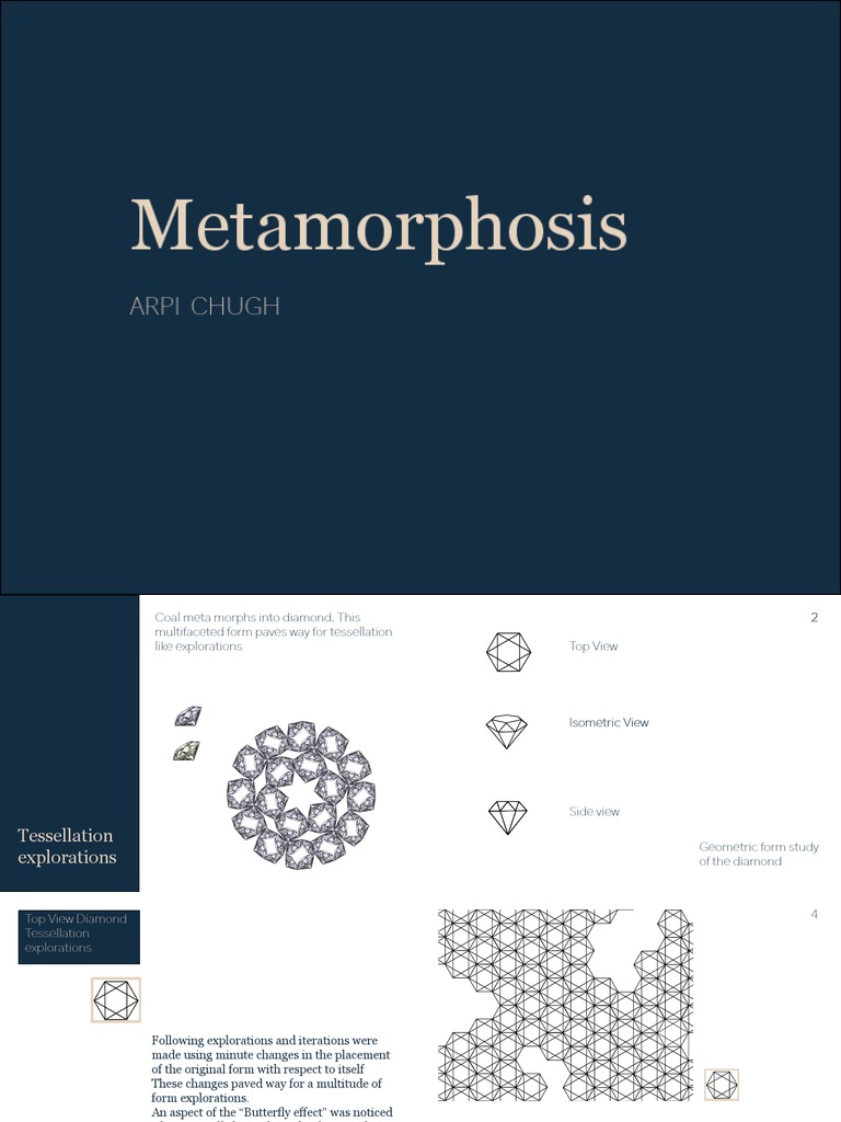 Metamorphosis - Print Design | PDF | Angle | Origami