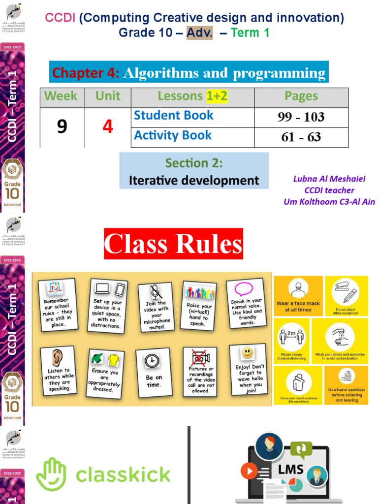 G10 Adv Week 10 L1 and L2 Ce3653a078 | PDF | Control Flow | Iteration