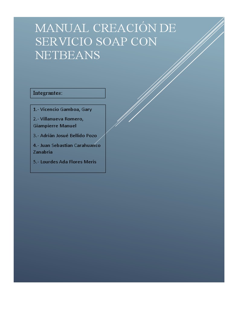 NetBeans Manual | PDF | Java (lenguaje de programación) | Aplicaciones y software