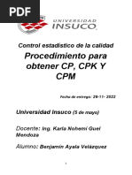 La Relación Entre PPMS y CPK | PDF | Calidad (comercial) | Producción y fabricación