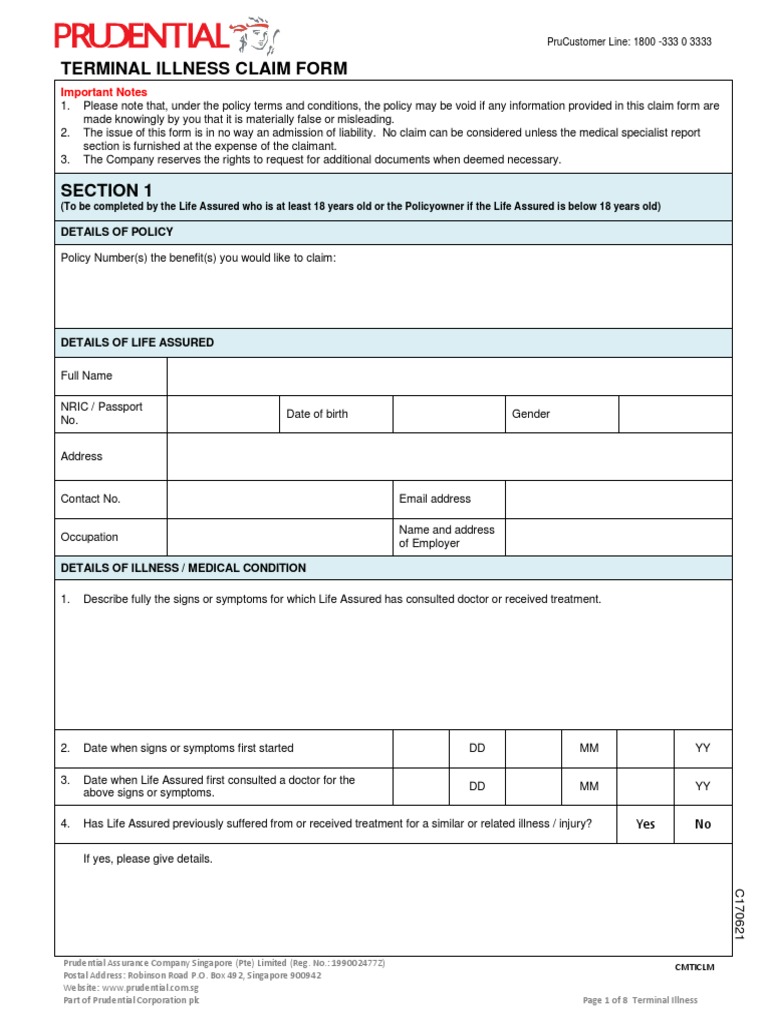 Ti Claim Form | PDF | Medical Diagnosis | Insurance