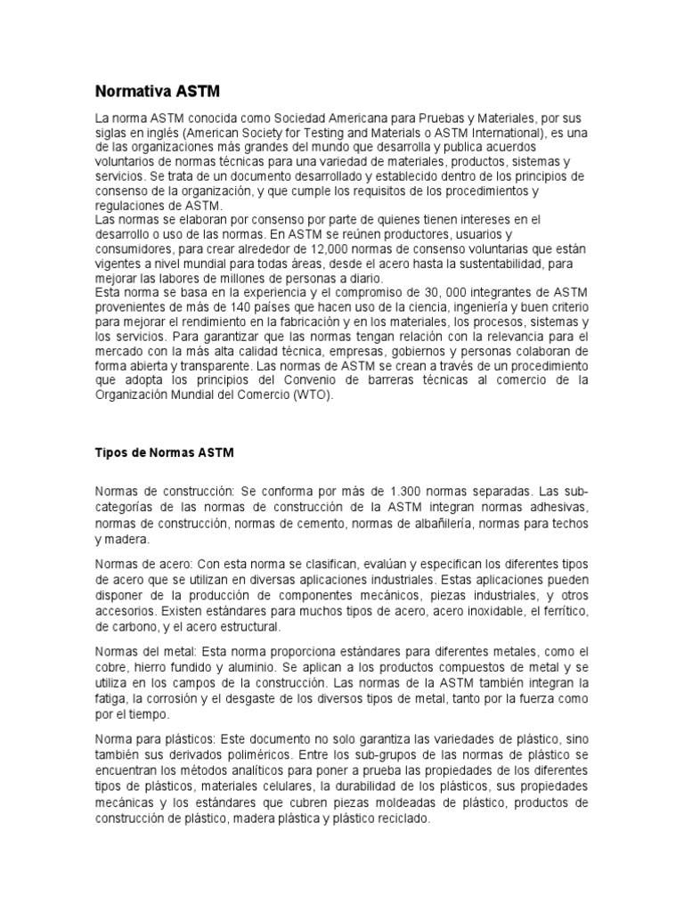 Normativa ASTM e ISRM | PDF | Acero | El plastico