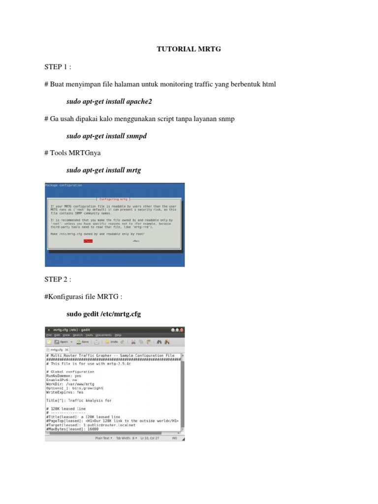 Tutorial MRTG | PDF