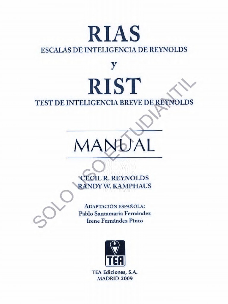Manual Rias | PDF