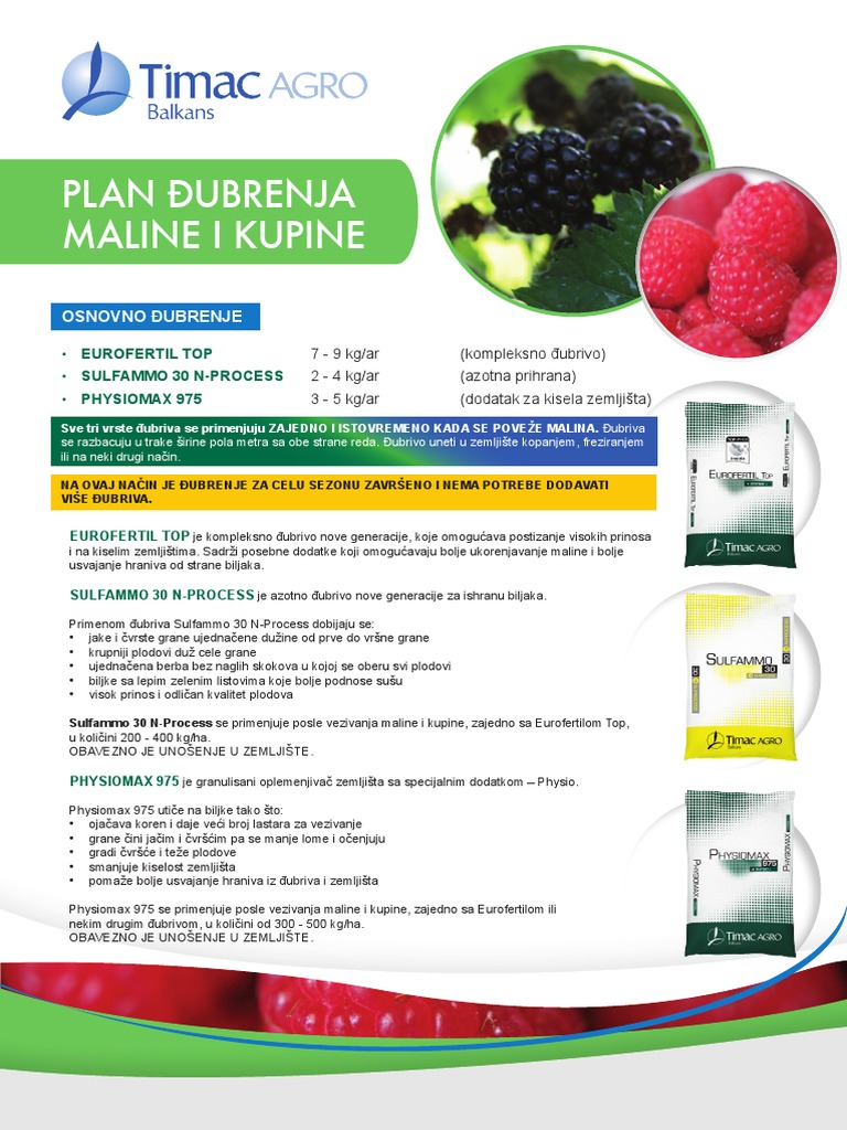 Plan Djubrenja Malina I Kupina 02 | PDF