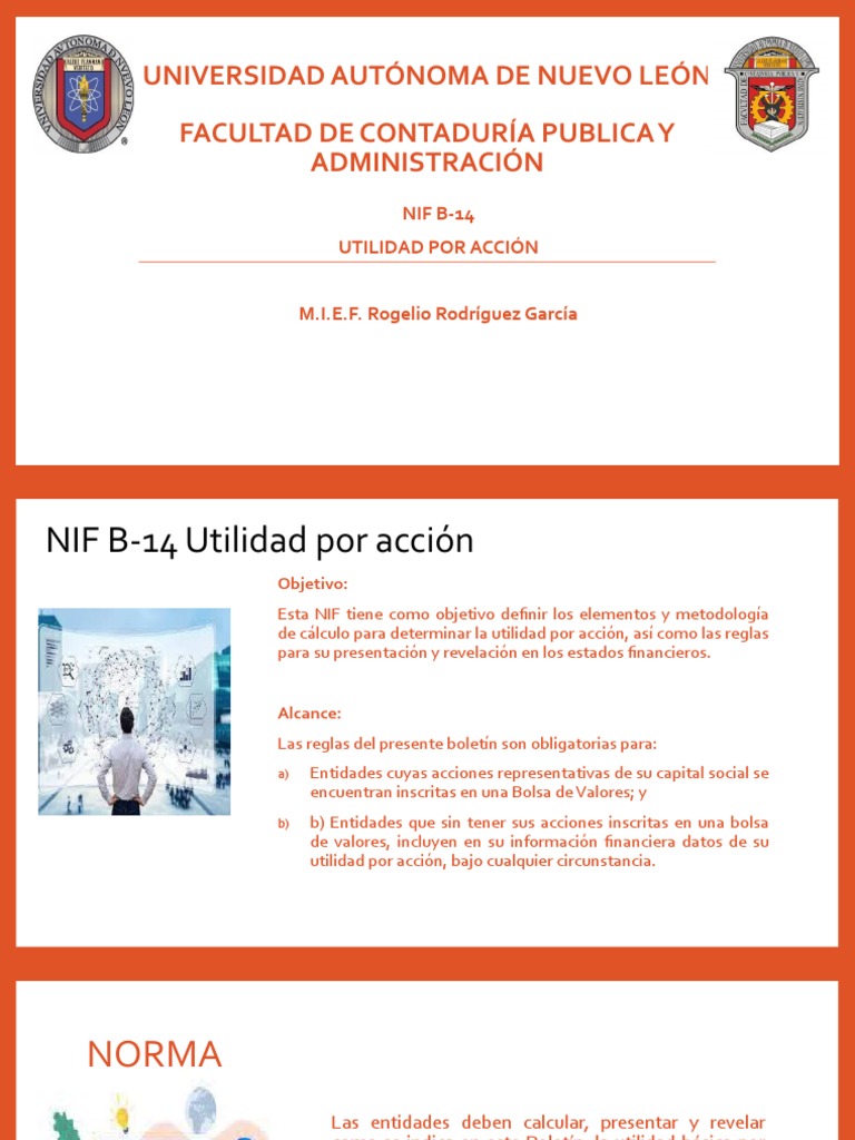 Nif B-14 | PDF | Compartir (Finanzas) | Dividendo