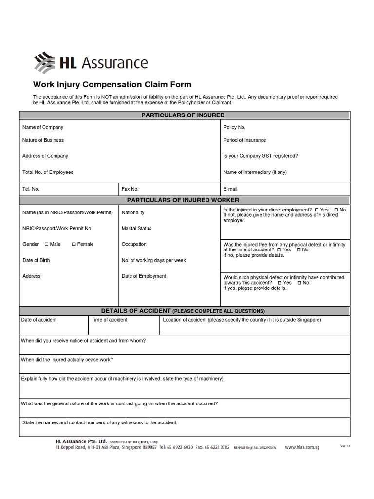 WIC Claim Form | PDF | Employment | Insurance