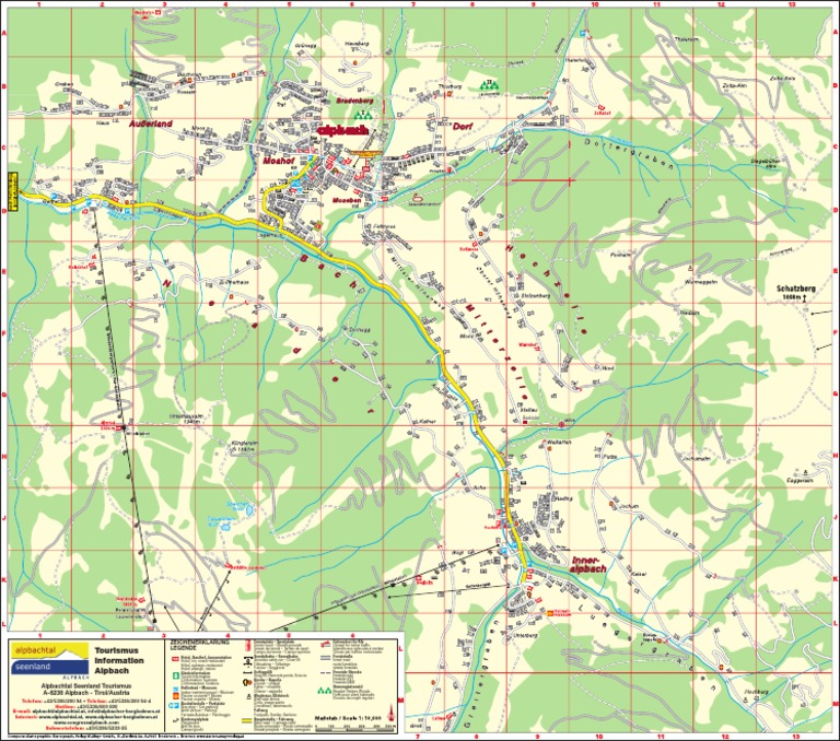 Alpbach Pöglbahn Gondola Map | PDF