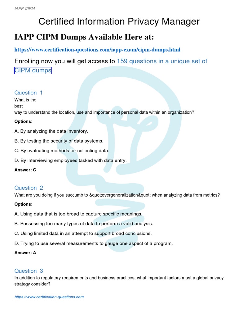 cipm-pdf | PDF | Privacy | Cloud Computing
