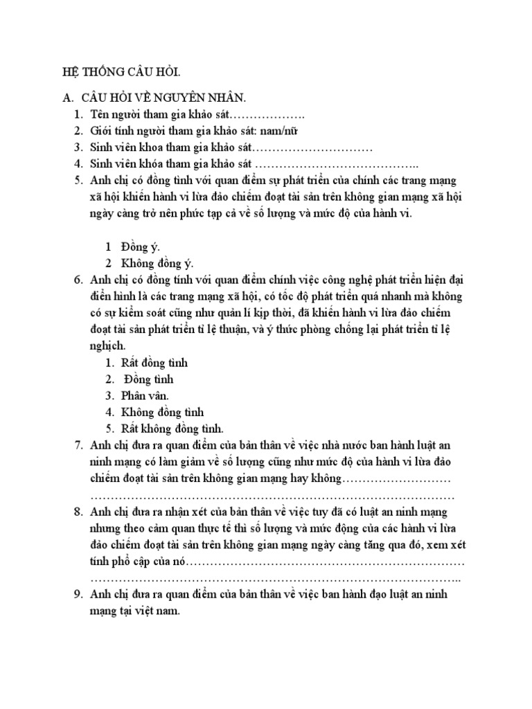 hệ thống câu hỏi xhh | PDF
