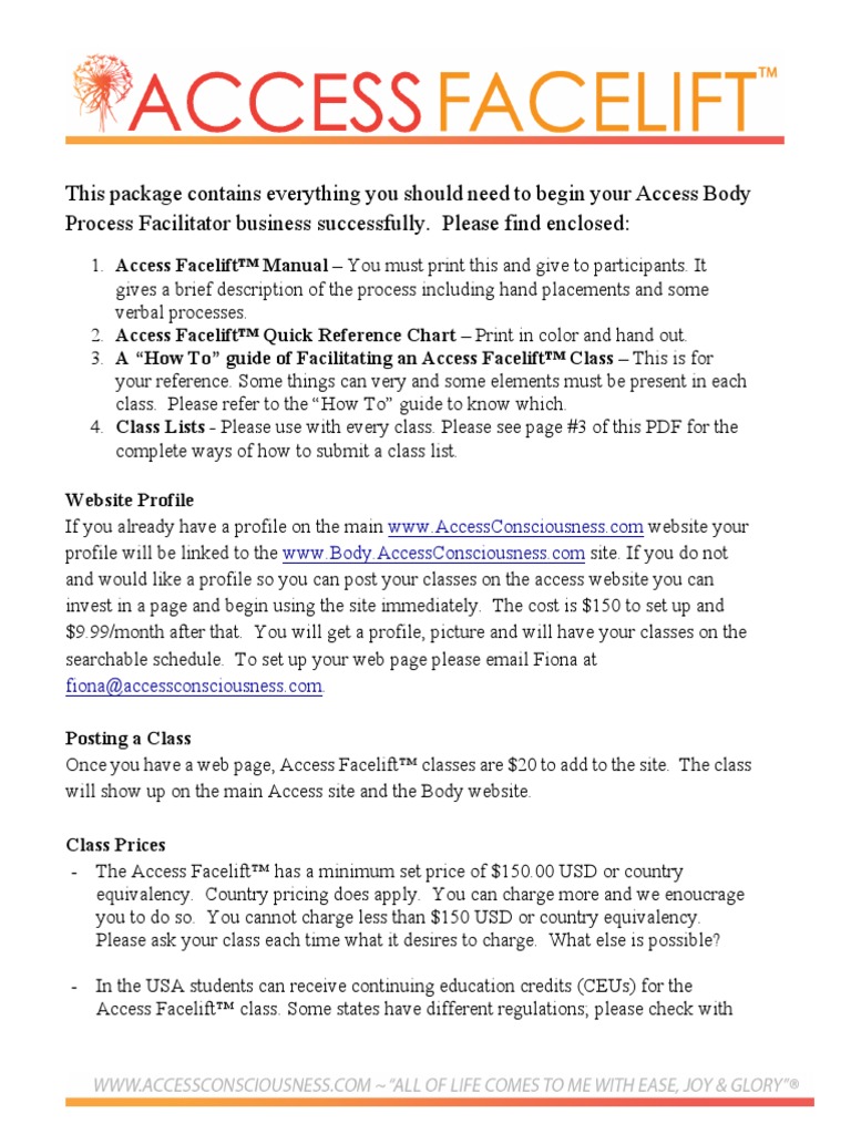Access Facelift Information To Begin | PDF | Email Spam