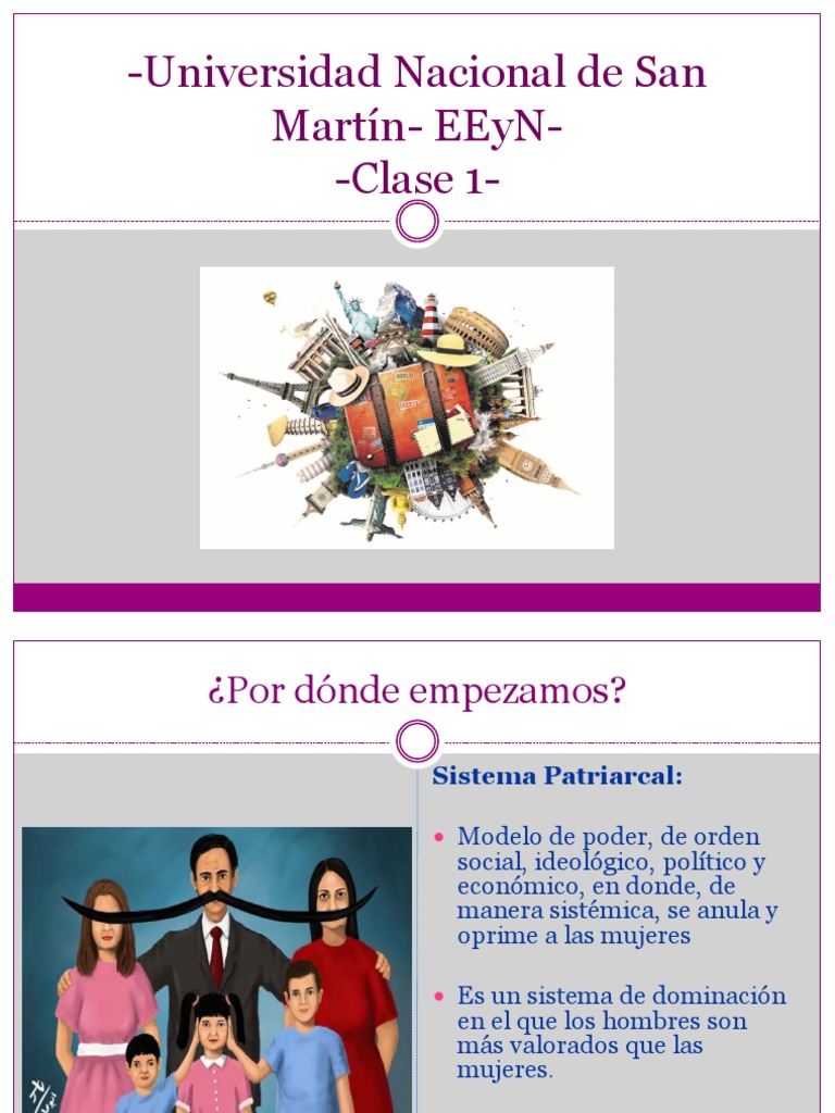 Clase 1 Género EEyN-UNSAM | PDF | Género | Estudios de género