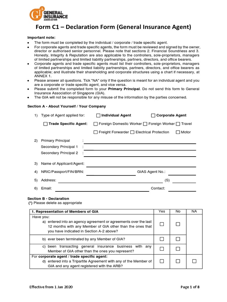 Etiqa Declaration Form | PDF | Partnership | Limited Partnership
