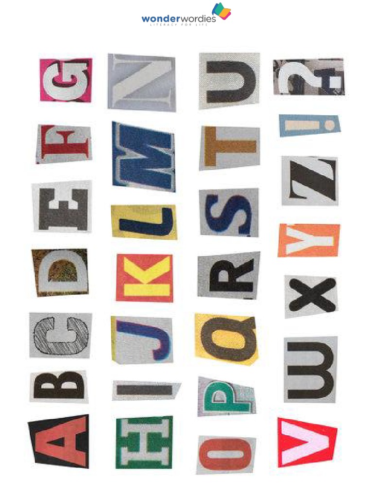 Magazine Cut Out Letters | PDF