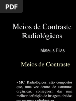 Contraste Radiológico - Iodo Bário Gadolíneo | PDF | Osmose | Medicina ...