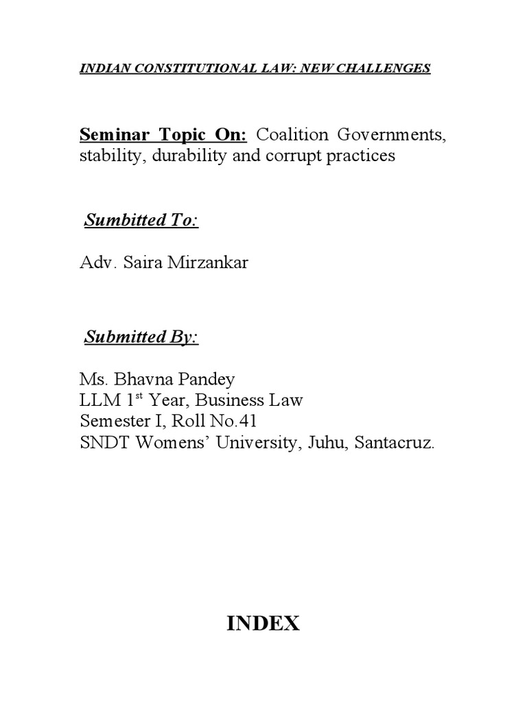 Indian Constitutional Law New Challenges | PDF | Bharatiya Janata Party ...