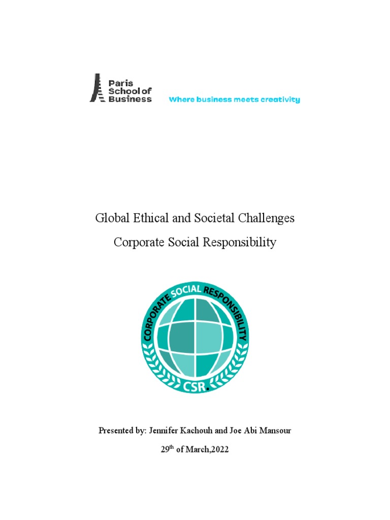 Gesc CSR Report | PDF | Corporate Social Responsibility | Business