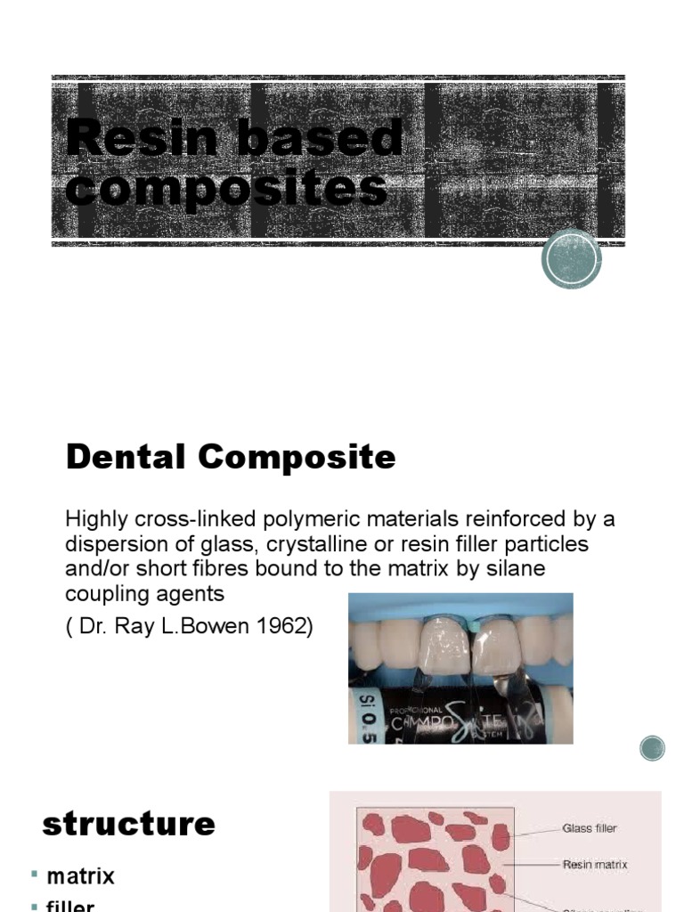 Dental Resin Composites Overview | PDF | Dental Composite | Dental Material