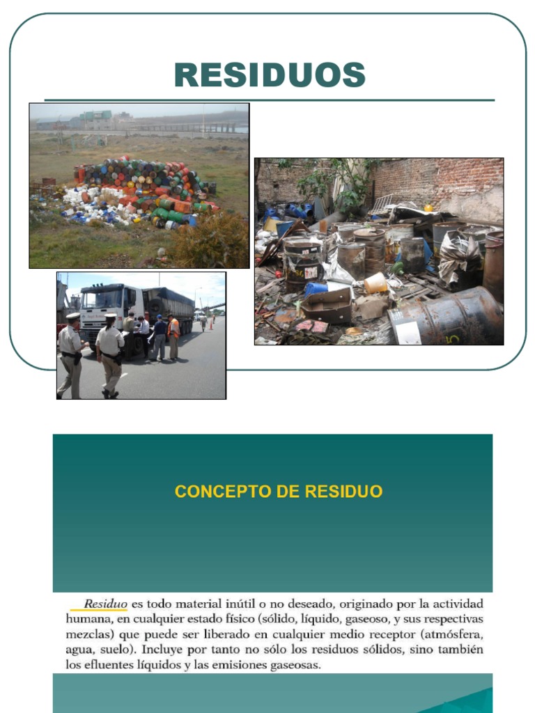 Residuos | PDF | Residuos | Vertedero