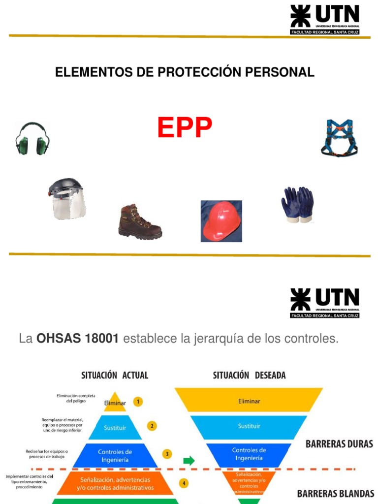 Presentación EPP | PDF | Guante | Química