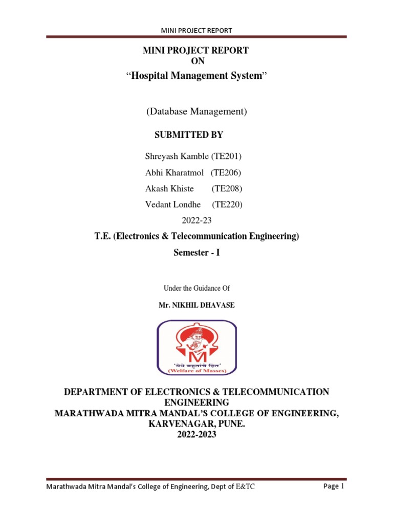 DBM Miniproject Report | PDF | Operating System | Login
