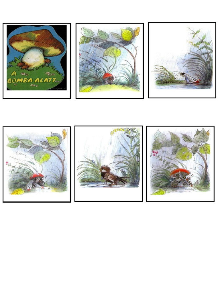 A Gomba Alatt Mese Kártyák És Képek | PDF