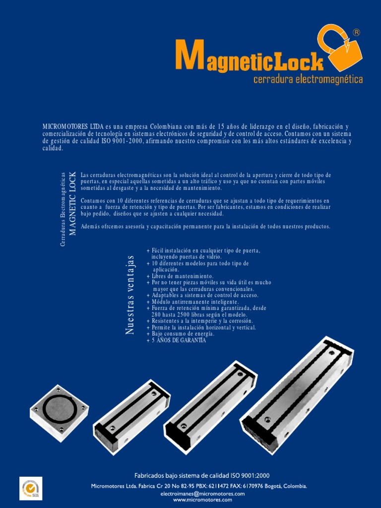 Presentacion Magnetic Lock | PDF | Electrónica | Microprocesador