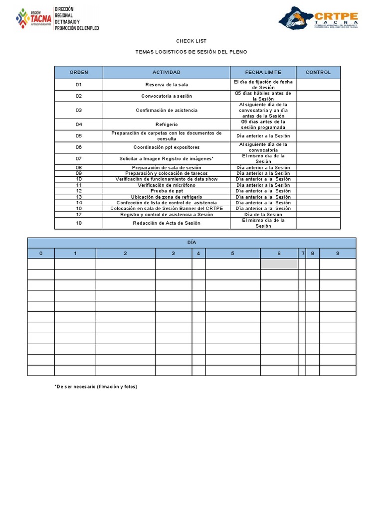 Logística - Check List | PDF