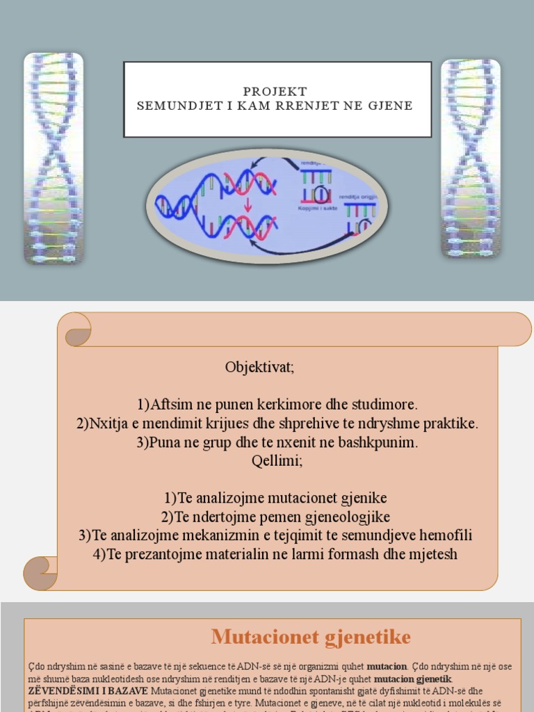 Biologji Semundjet I Kan Rrenjet Ne Gjene | PDF