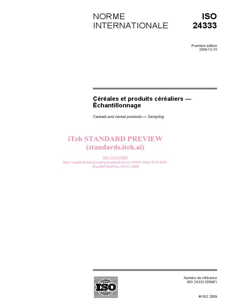 Iso 24333 2009 | PDF | Organisation internationale de normalisation ...
