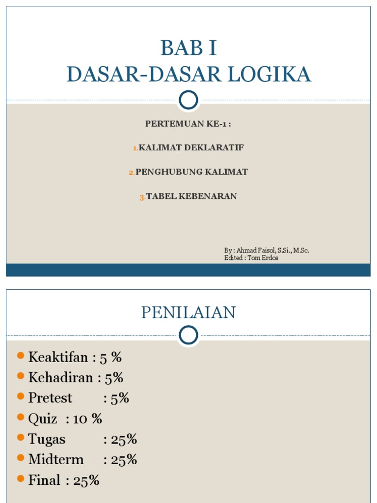 Logika InfORMATIKA | PDF