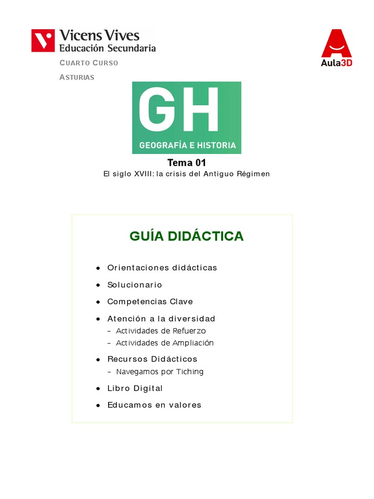 GH 4 Ast Guia T 01 15 | PDF | Era de iluminacion | Declaración de independencia de los Estados ...