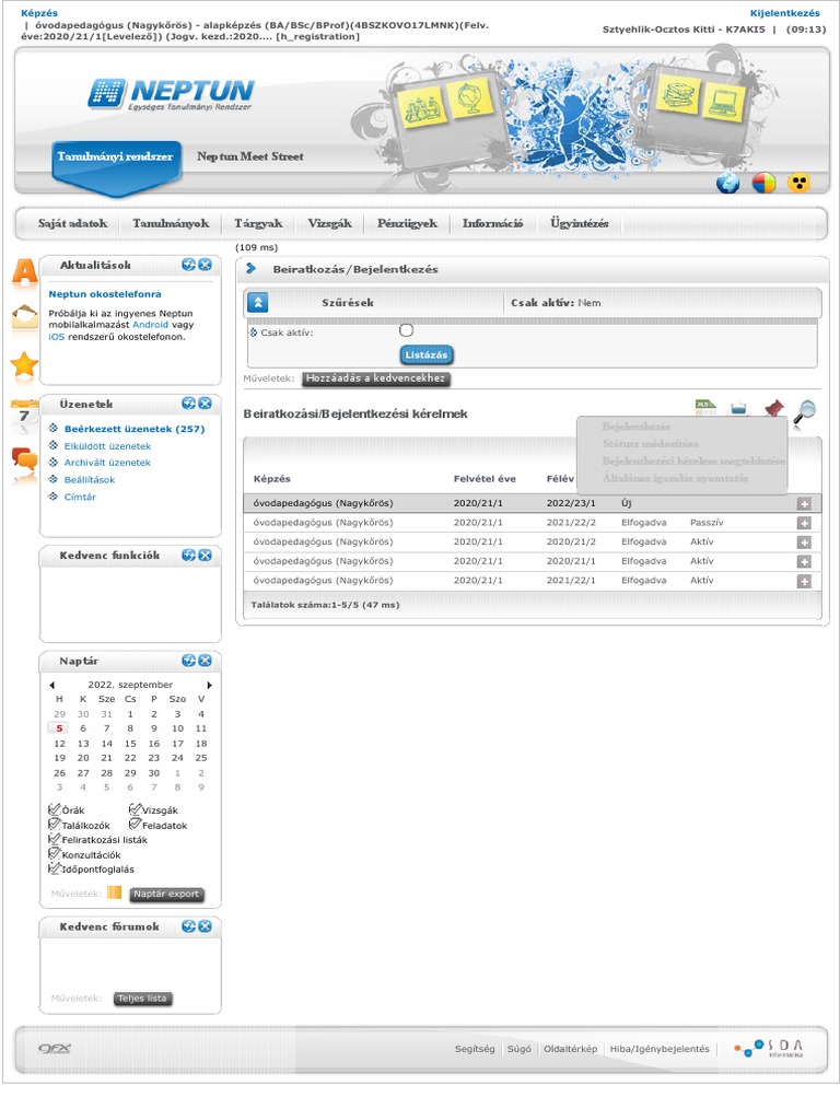 Neptun.Net KRE_WS_HW | PDF