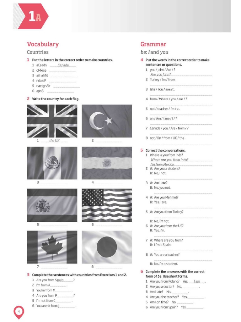 Unit 1 Workbook | PDF