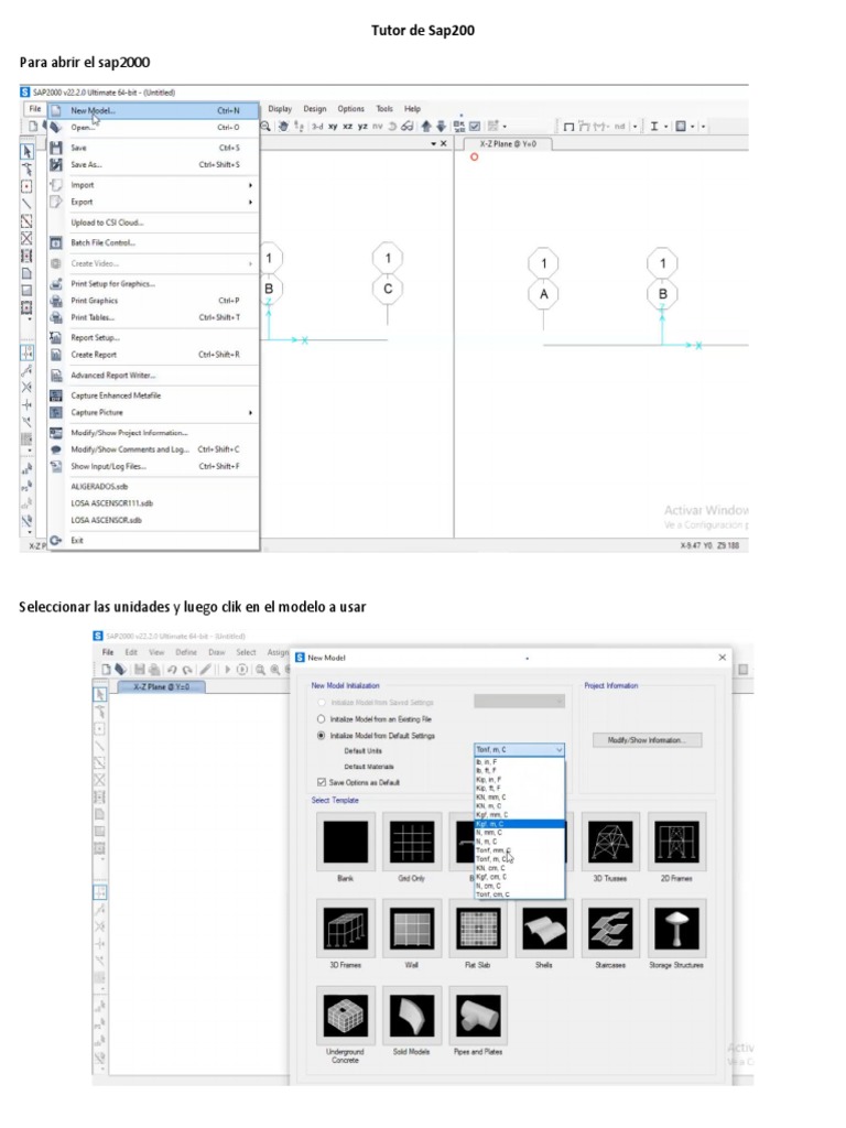 Tutor de Sap200 | PDF | Viga (Estructura) | Elasticidad (Física)