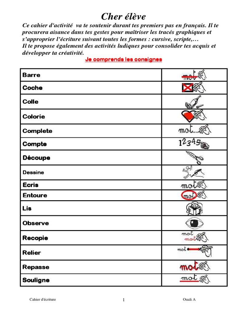 Cahier Décriture 3ap | PDF