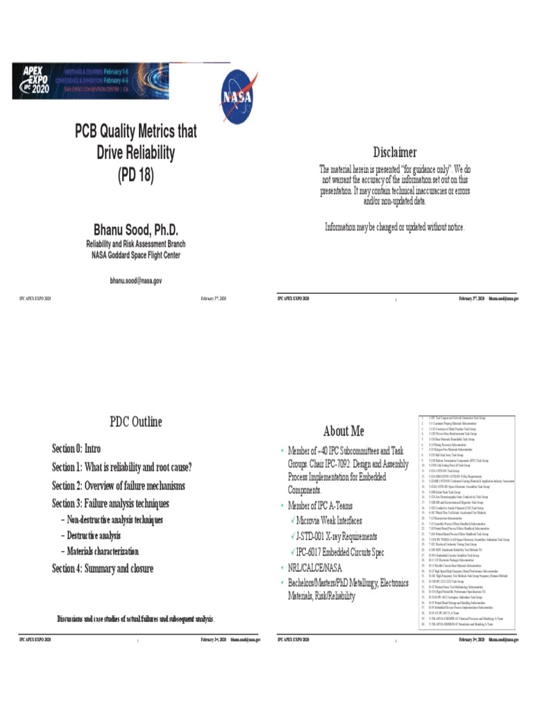 PCB Reliability & Failure Analysis | PDF | Goddard Space Flight Center ...