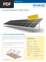 CHIKO Solar System Manuals Double V Ground System | PDF | Screw ...