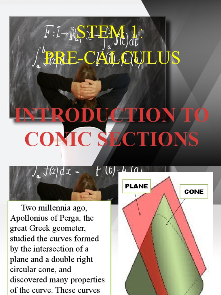 Introduction To Conic Section | PDF | Ellipse | Circle
