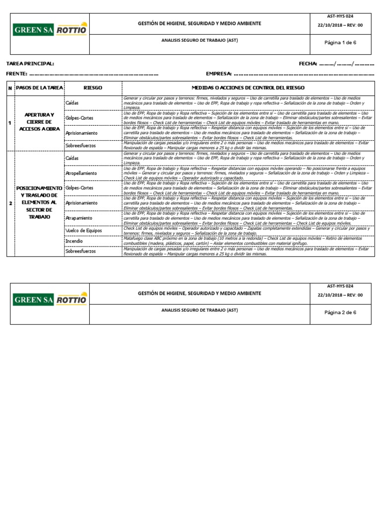 AST-HYS 001 Modelo | PDF