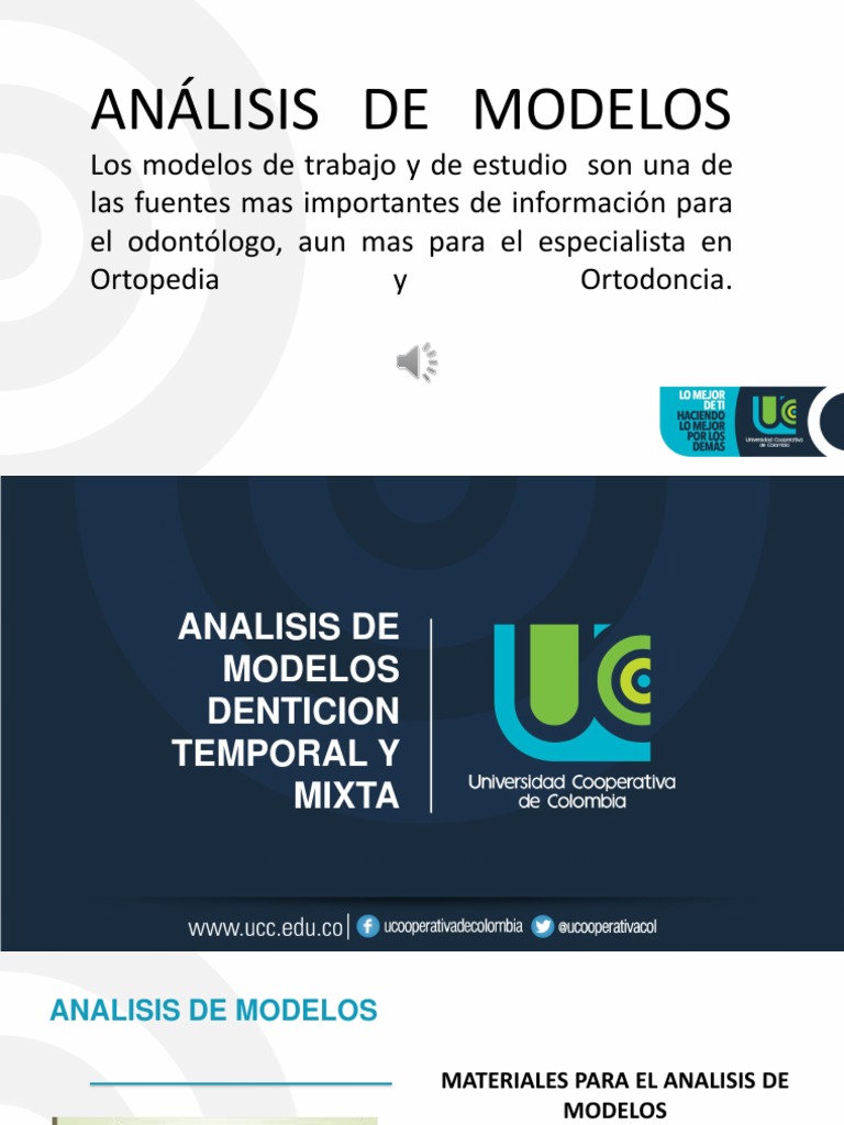 Presentacion Analisis de Modelos 2 | PDF | Ortodoncia | Ramas de ...